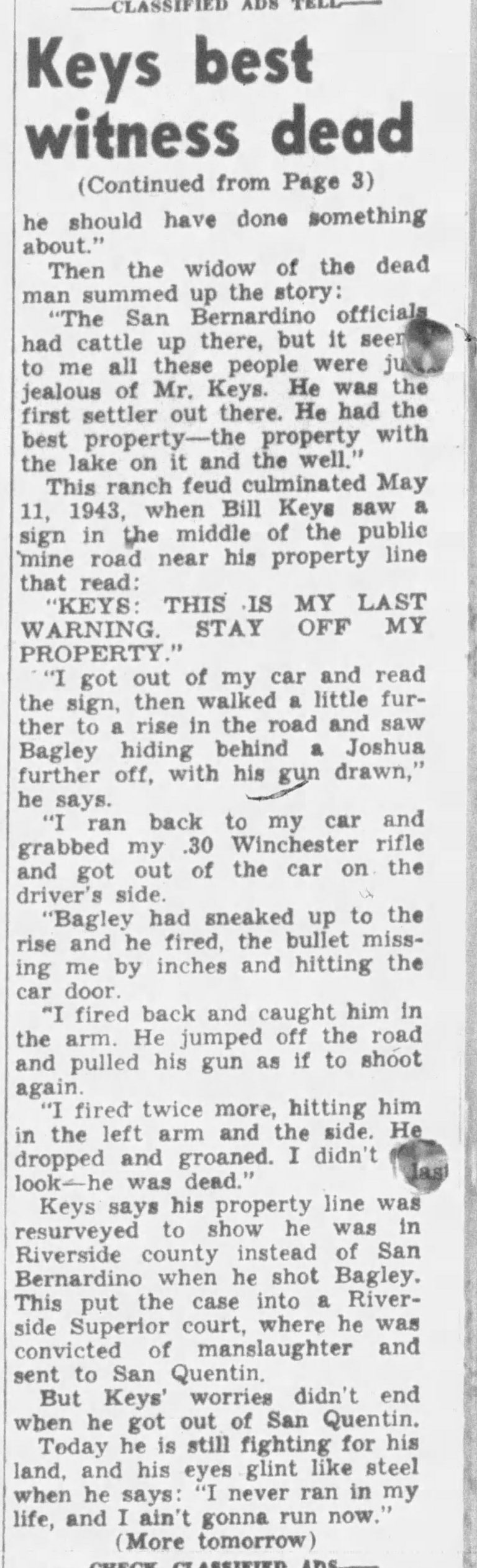 How Bill Keys Was Freed by the Court of Last Resort – The Desert Way ...