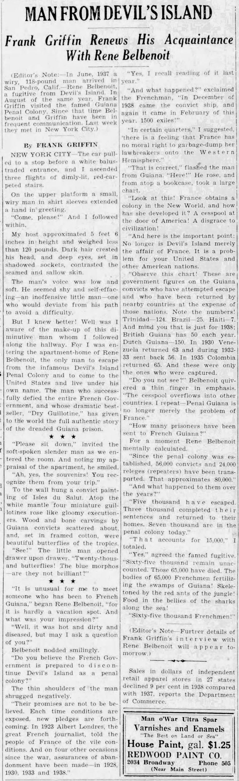 Dry Guillotine to Dry Desert: René Belbenoît – The Desert Way with ...