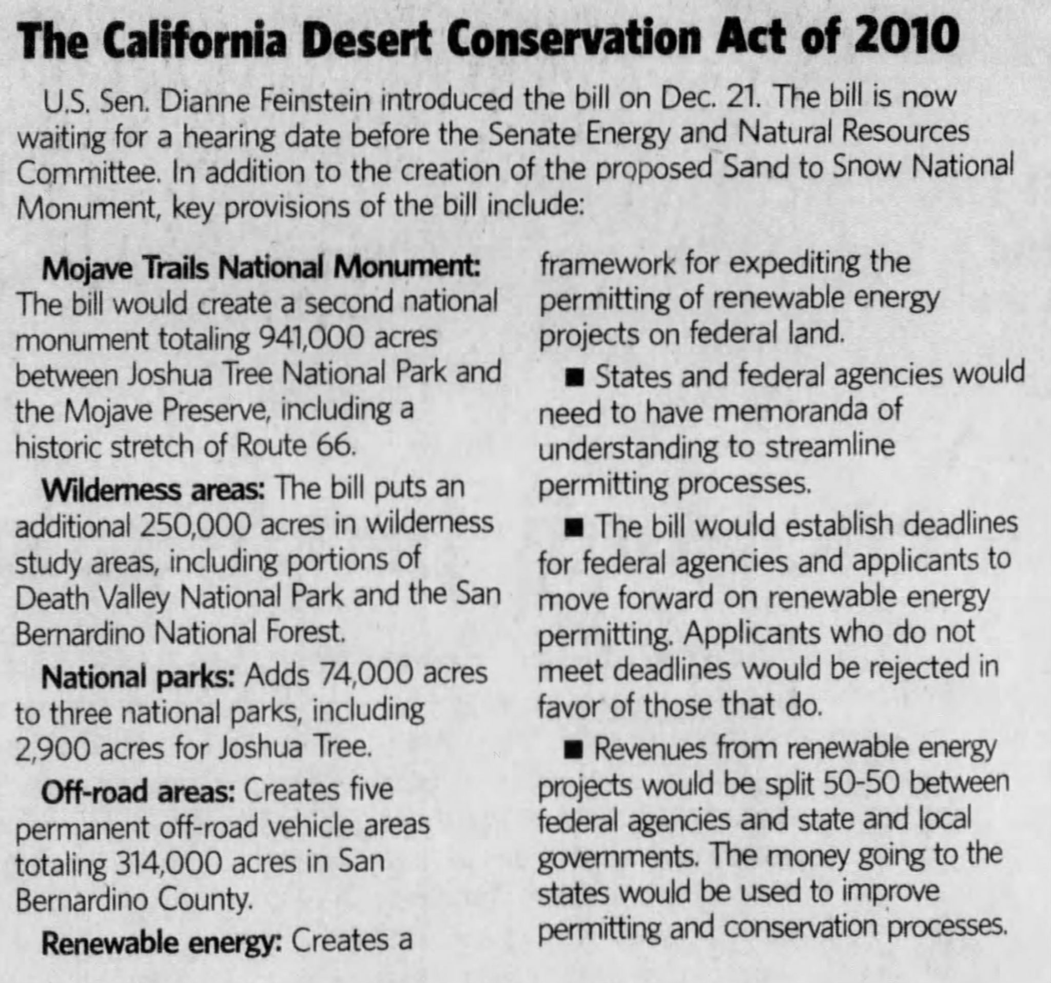 Celebrating 30 Years of California Desert Protection – The Desert Way ...